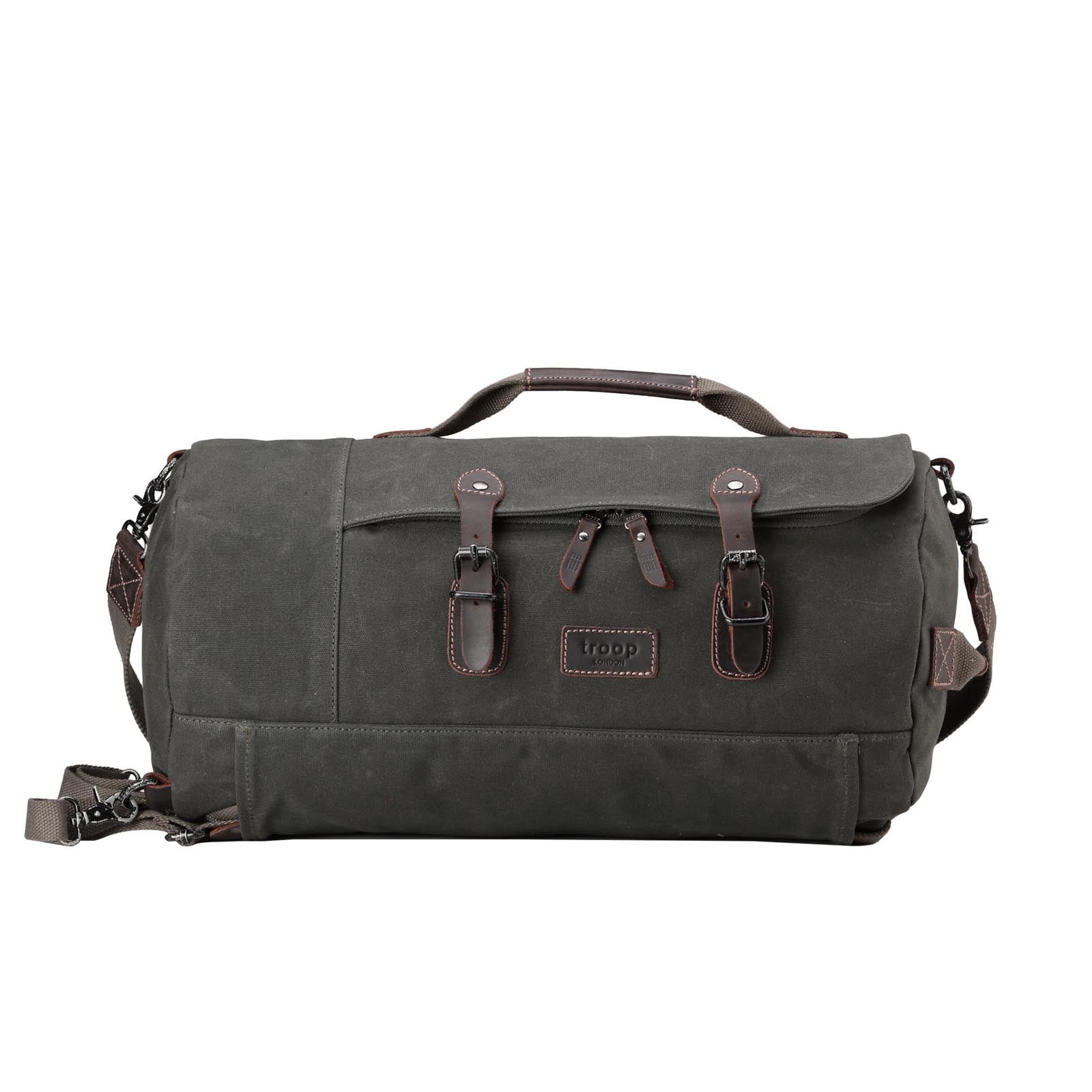Nomad Holdall - Dark Green Canvas Backpack – Premium Travel & Work Bag ...