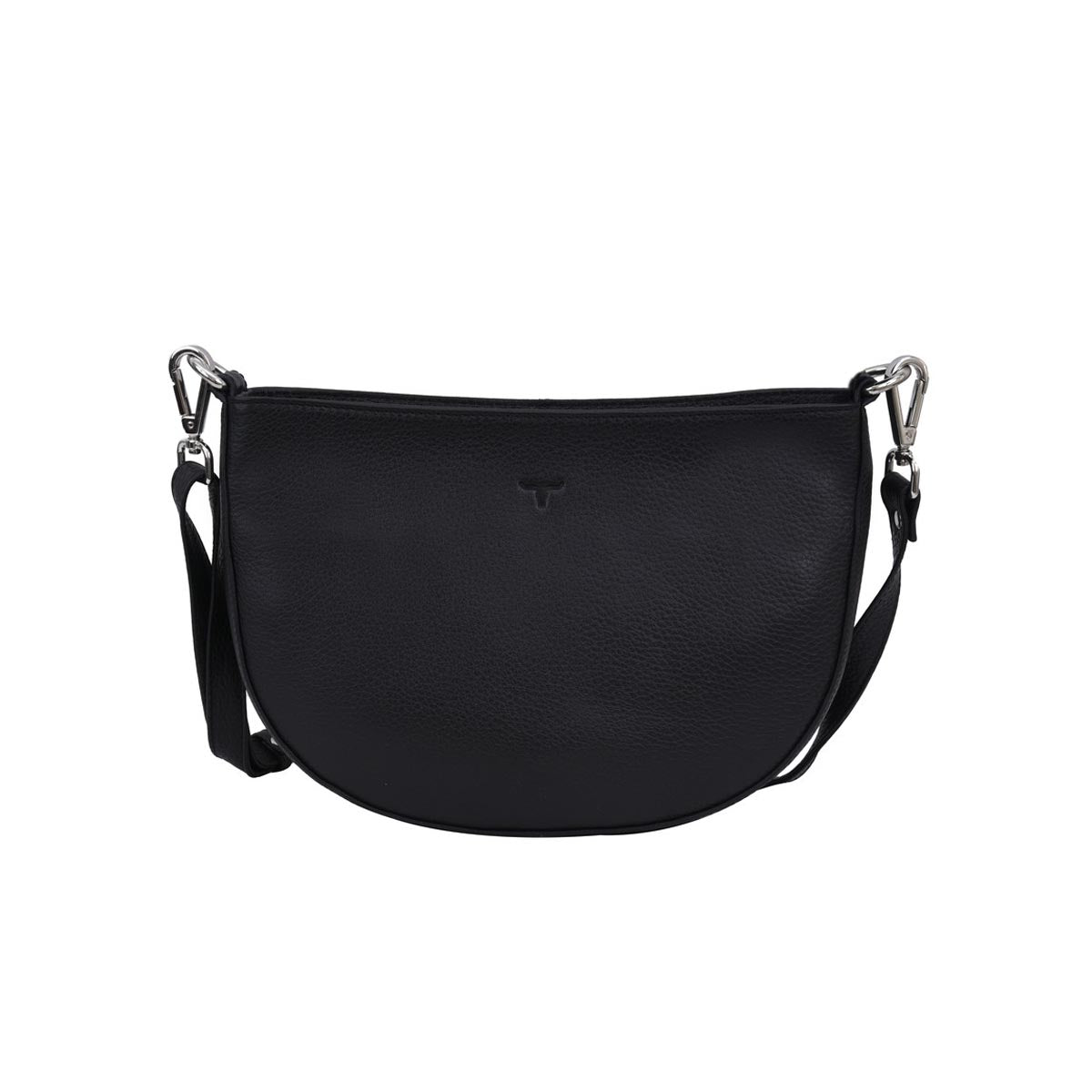 Natalie Small Leather Sling Bag - Rambler Black | Zany